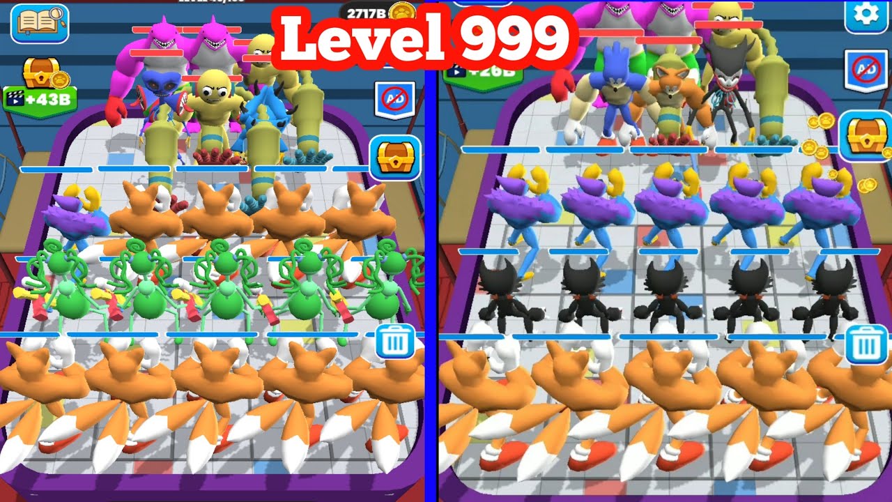 Max Level Blue Monster - Merge Master Blue Monster|| Monster Fight ...