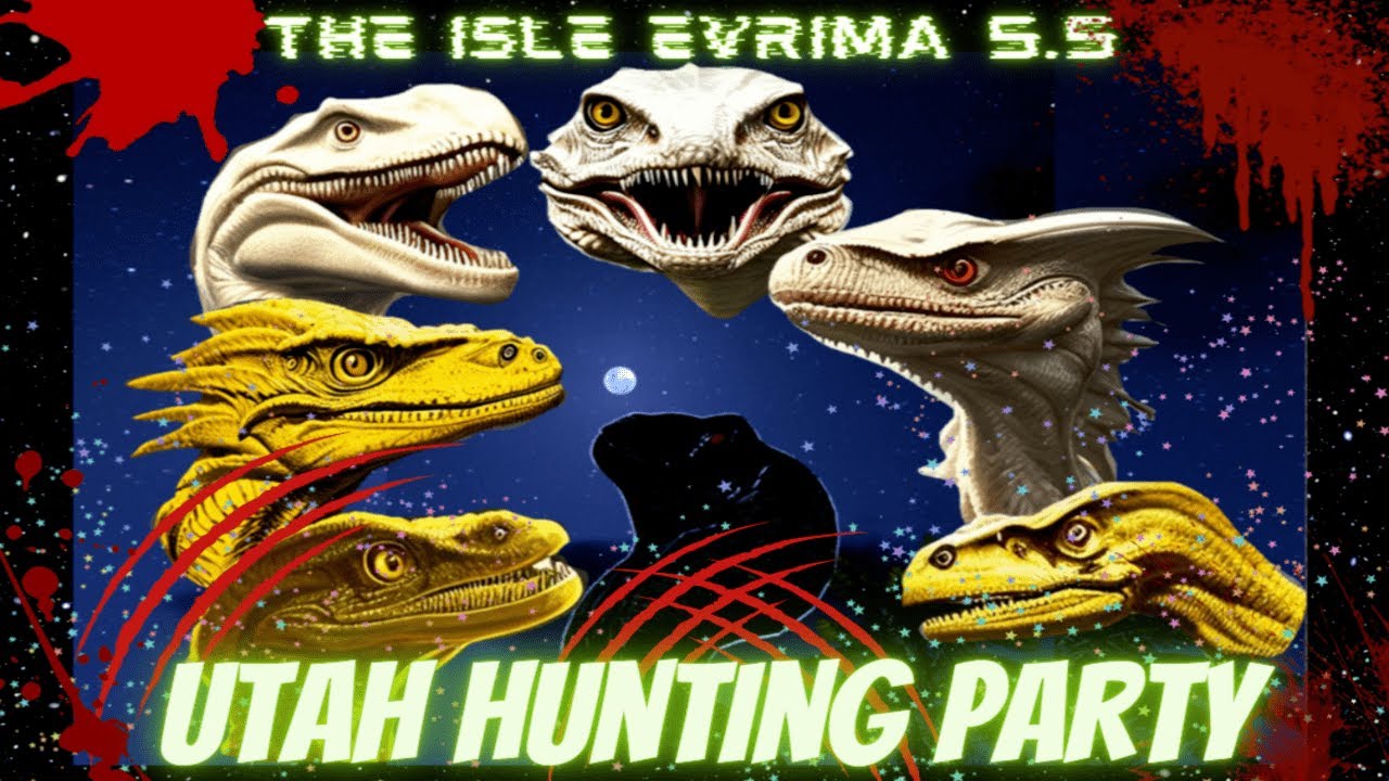 Utah Raptor Hunting Party pt 2 - The Isle Evrima 5.5 - YouTube