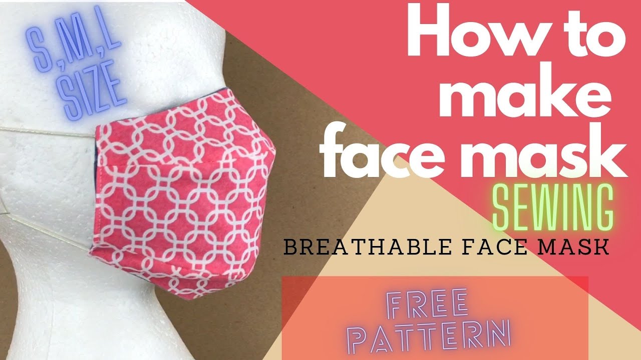 Very Easy New Trending Pattern Mask - Face Mask Sewing Tutorial ...