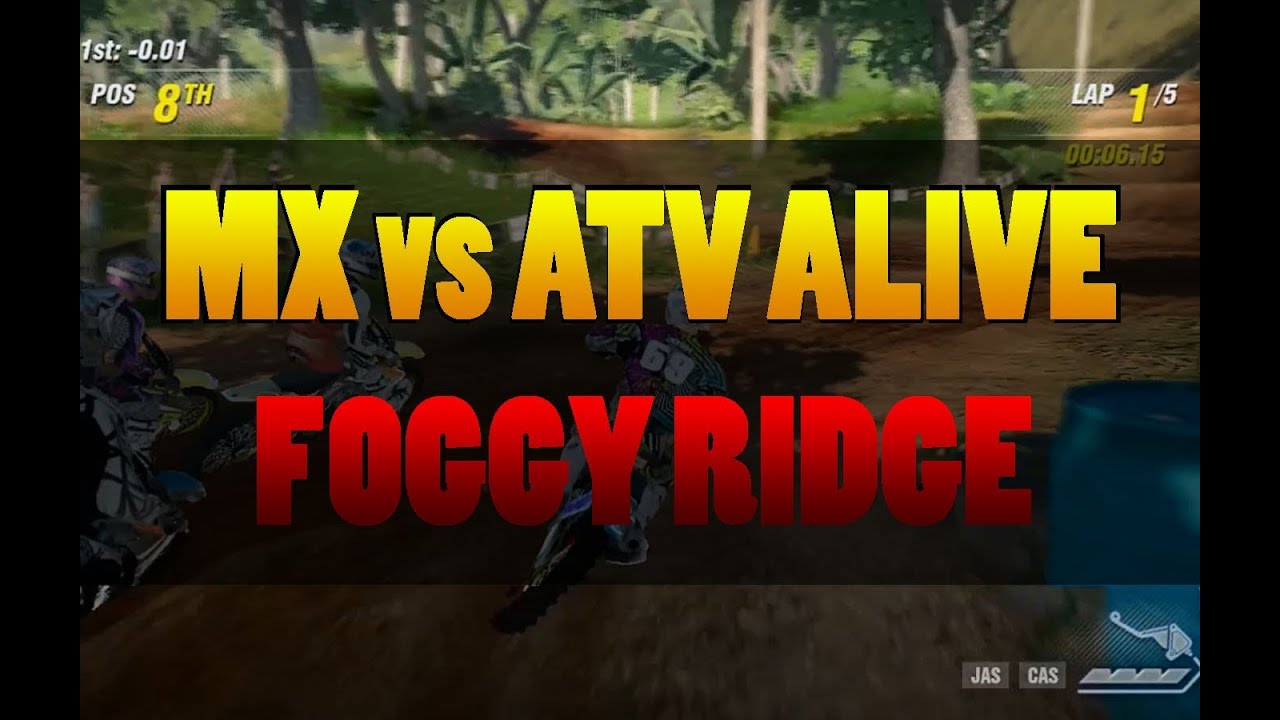 Mx vs Atv Alive - Race on Foggy Ridge - YouTube