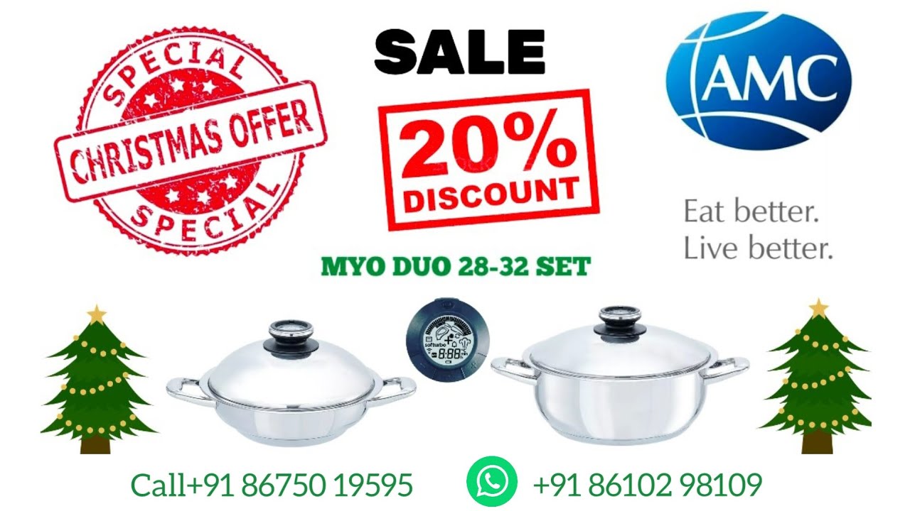 AMC COOKWARE BIGGEST POT 28CM EURASIA WOK 4 0L 32CM PRIMUS 9 5L amc-cookware-biggest-pot-28cm-eurasia-wok-4-0l-32cm-primus-9-5l