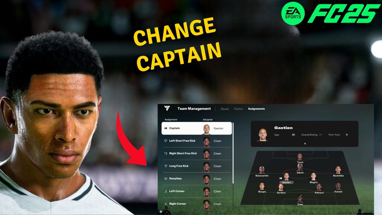 FC 25 How to Change Captain - YouTube