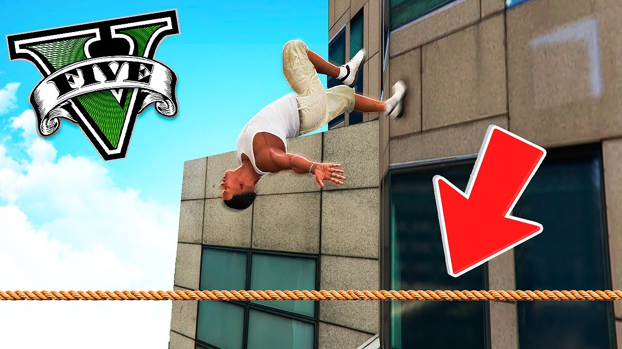 INSTALÉ EL MOD de PARKOUR PROFESIONAL en GTA 5 !! (MODS) - YouTube