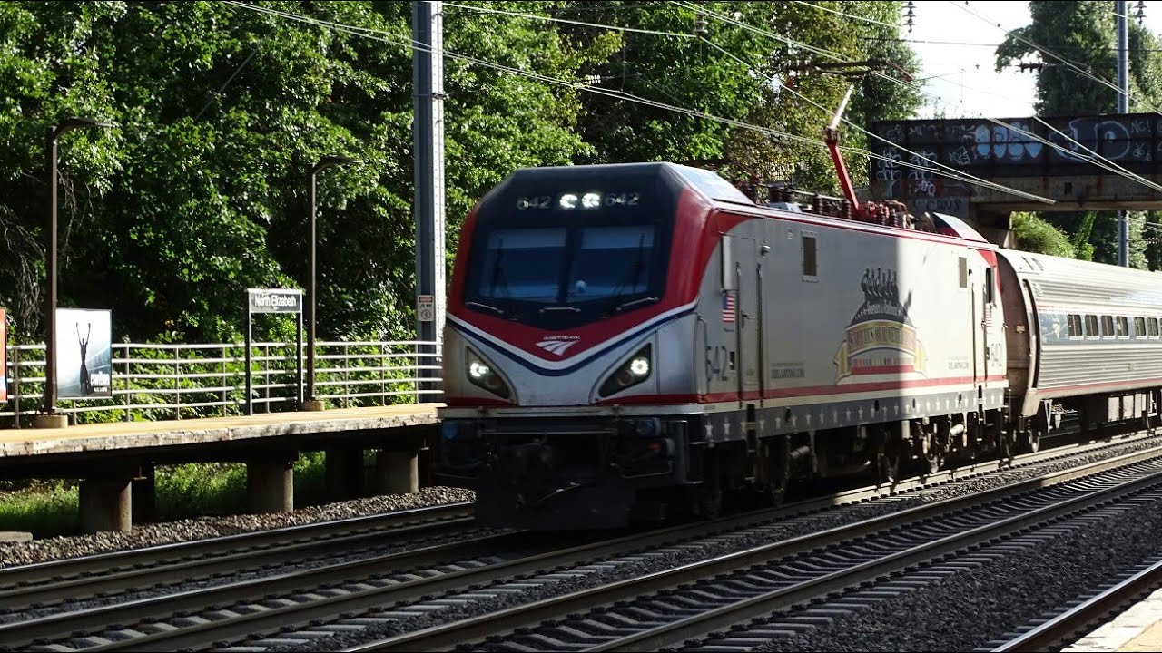 Amtrak & NJT Action At North Elizabeth Station With MillenniumForce ...