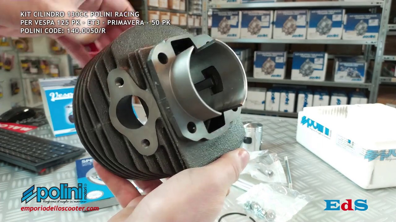 POLINI Unboxing | Kit 130cc Vespa Small Frame Et3 Primavera - 140.0050 ...