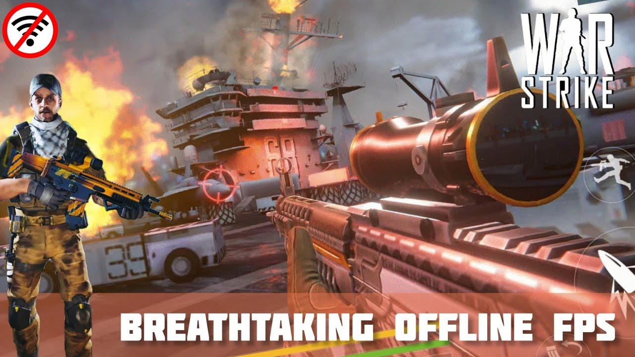 Breathtaking Offline Gun Game Action in WarStrike FPS! Gameplay (Android, iOS) - YouTube