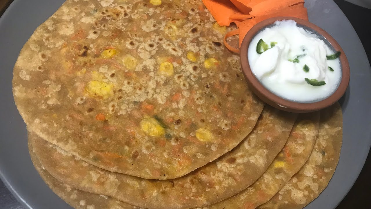 Paratha | Carrot Corn Paratha | Simple Tasty Paratha | How to cook ...