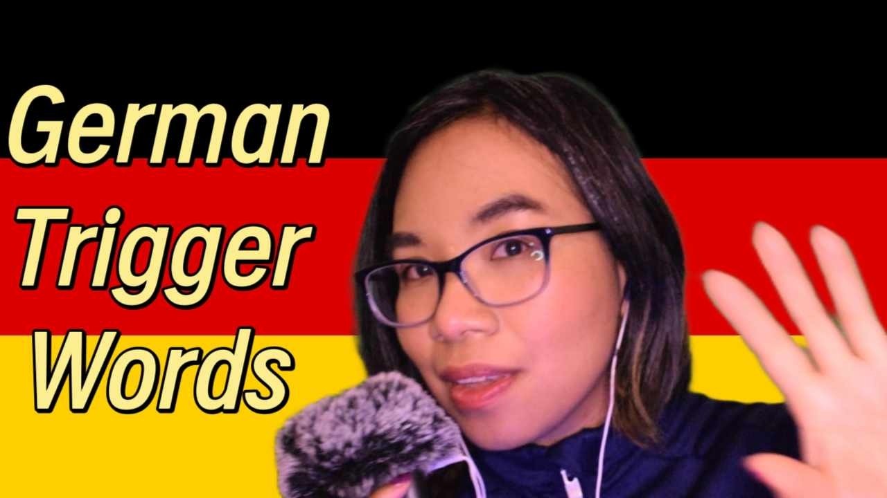 ASMR GERMAN TRIGGER WORDS & FAST Changing Triggers 💛🇩🇪 Deutsche Wörter ...