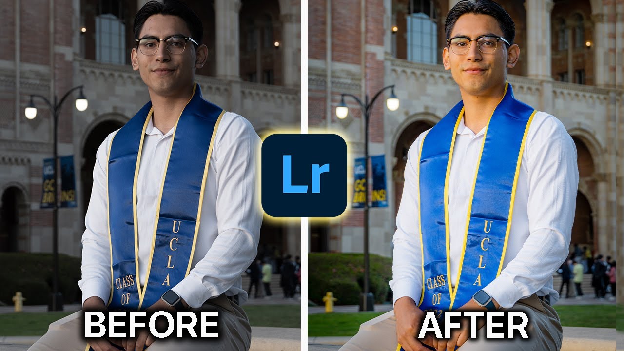 How I edit Portraits (Graduation Photoshoot) - YouTube