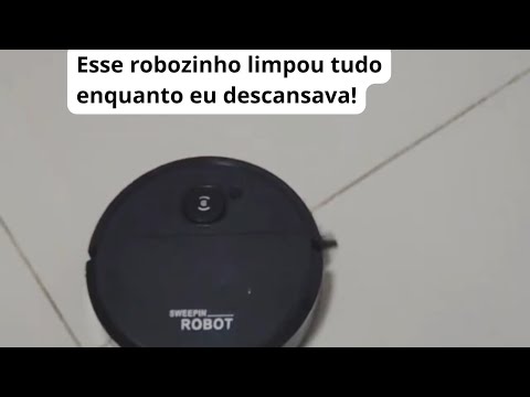 Robô Varredora/Aspirador De Pó Automática 3 Em 1 Limpeza Doméstica ...