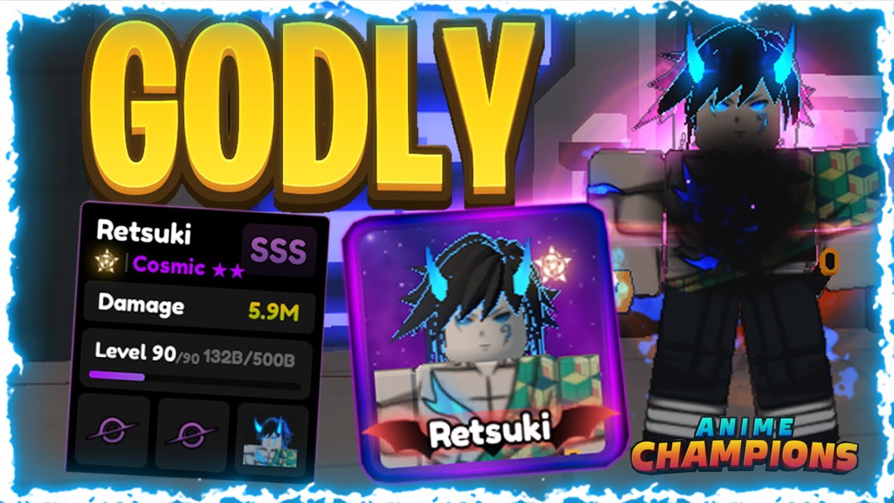 I MAXED OUT THE *GODLY* Double Black Hole SSS Retsuki in Anime ...