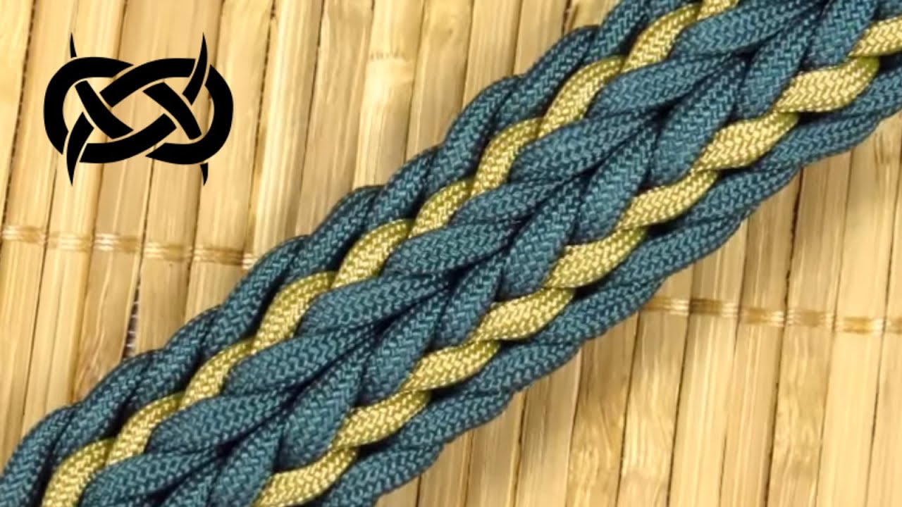 How to make a Raptor Tail Sinnet (Paracord 101) - YouTube