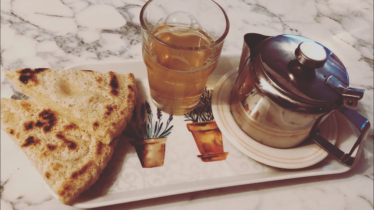 Easy 2 ingredients Moroccan semolina harsha bread (حرشة ساهلة) - YouTube