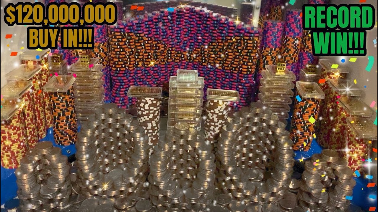 🔵(RECORD WIN) HIGH RISK COIN PUSHER $120,000,000 BUY IN!!! WON OVER ...