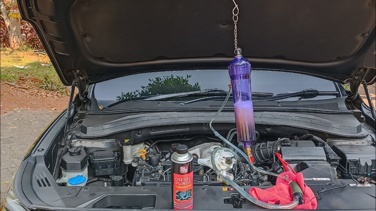 Purging Diesel Hyundai Santa Fe, Hyundai Palisade, Kia Sorento - YouTube