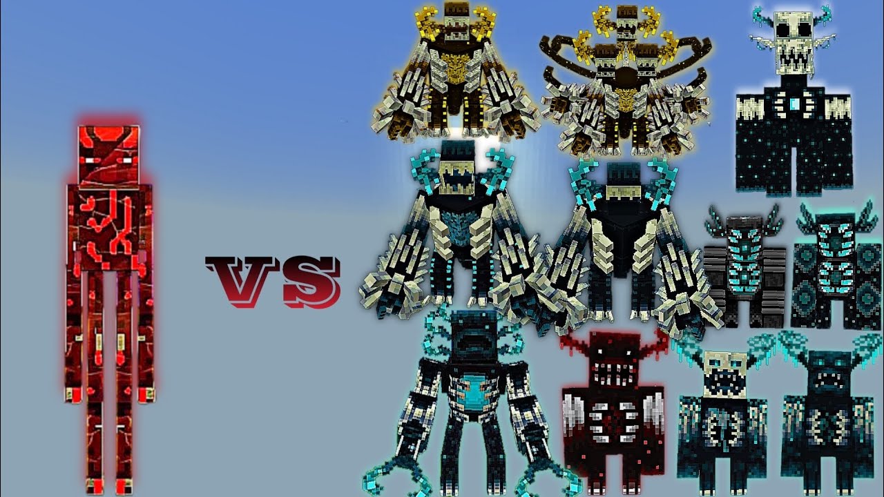 AML-089 vs Warden Plus (All Wardens) | Minecraft Bedrock | Mob Battle ...