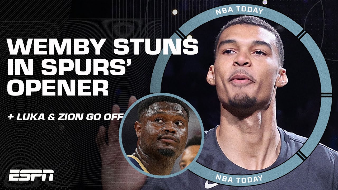 ‘He played with MATURITY’ 💪 - Popovich on Wemby’s debut + Luka Doncic ...