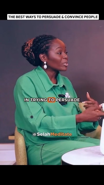 How To Convince, Persuade, And Influence Others Through Public Speaking. #Selahmeditate #shorts ...