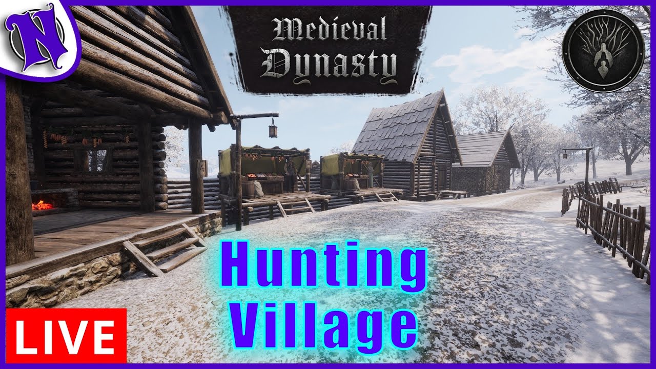 Working on the Hunting Village | MEDIEVAL DYNASTY LETS PLAY / GAMEPLAY ...