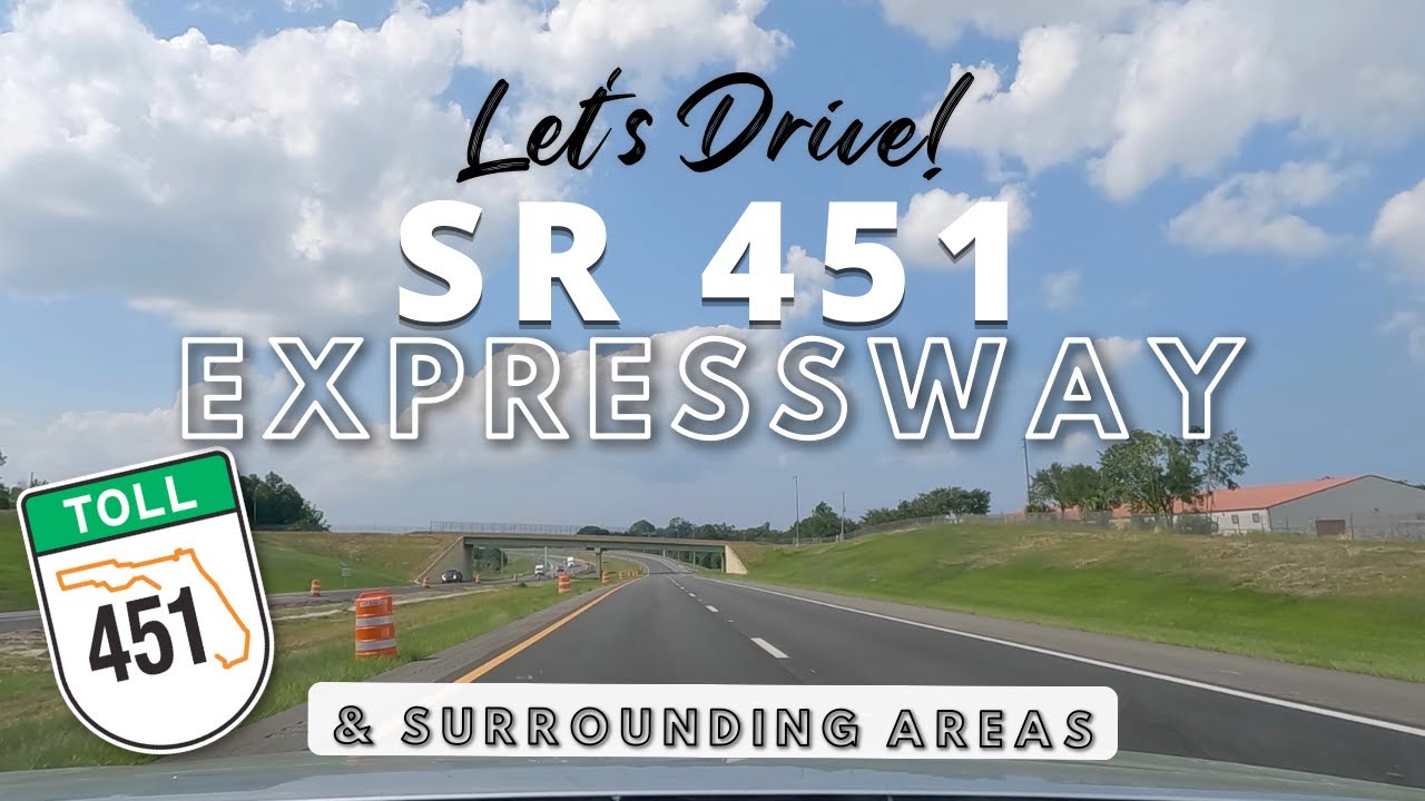 APOPKA, FL - Driving SR 451 Expressway (TOLL ROAD) - Central Florida ...