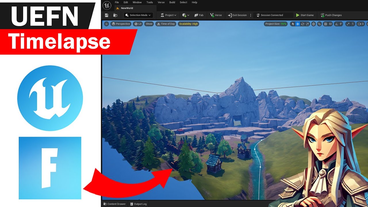 UEFN / Fortnite Creative Building Medieval Fantasy Tycoon Part 2 ...