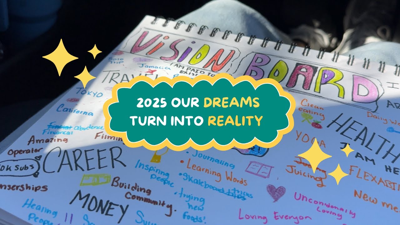let's doodle a vision board together for 2025 ! (doodle & chat) - YouTube