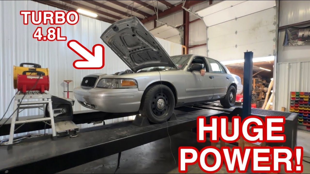 My Turbo LS Crown Vic Hits the DYNO! 4.8L Gets ALL the BOOST! (Huge ...