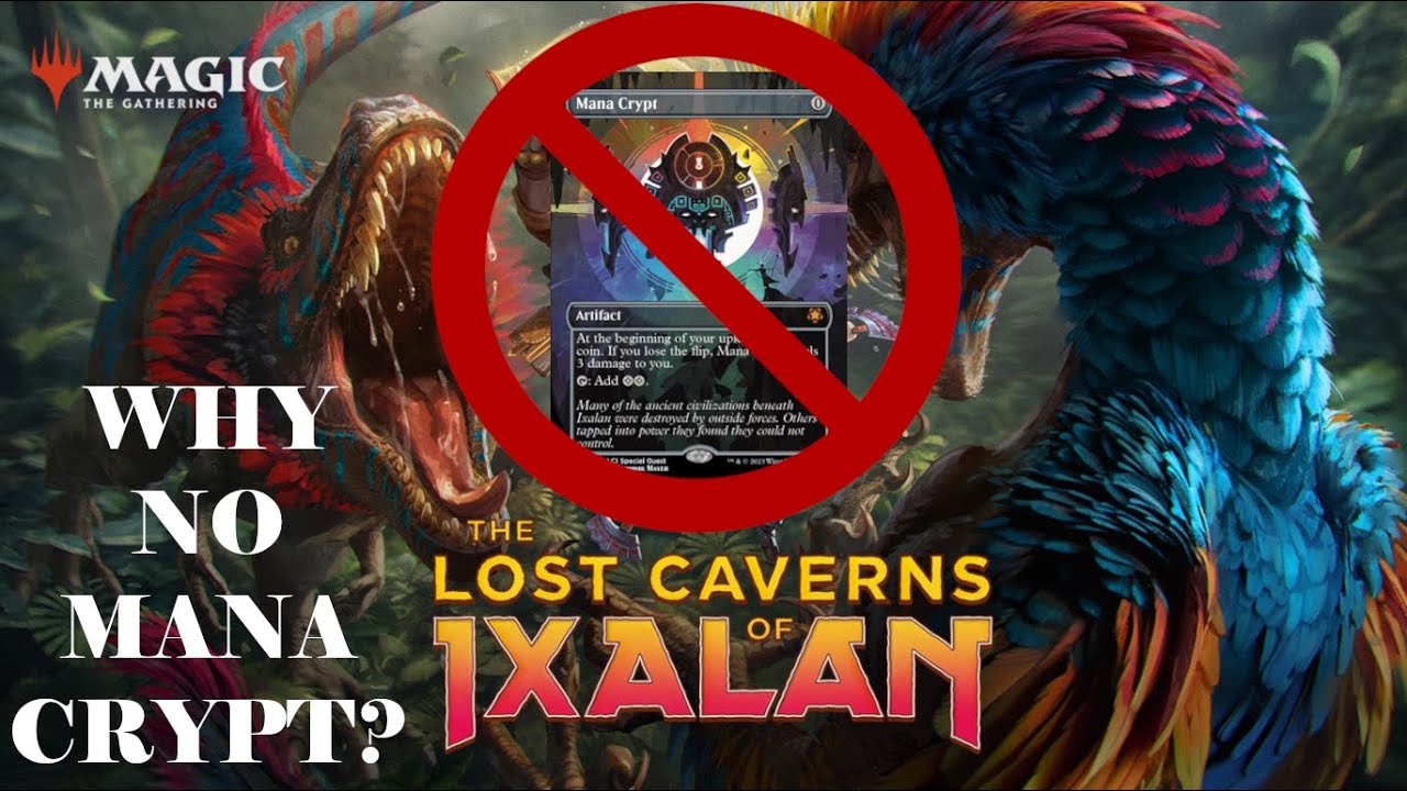 Mana Crypt: why's it not in Lost Caverns of Ixalan on Arena - YouTube