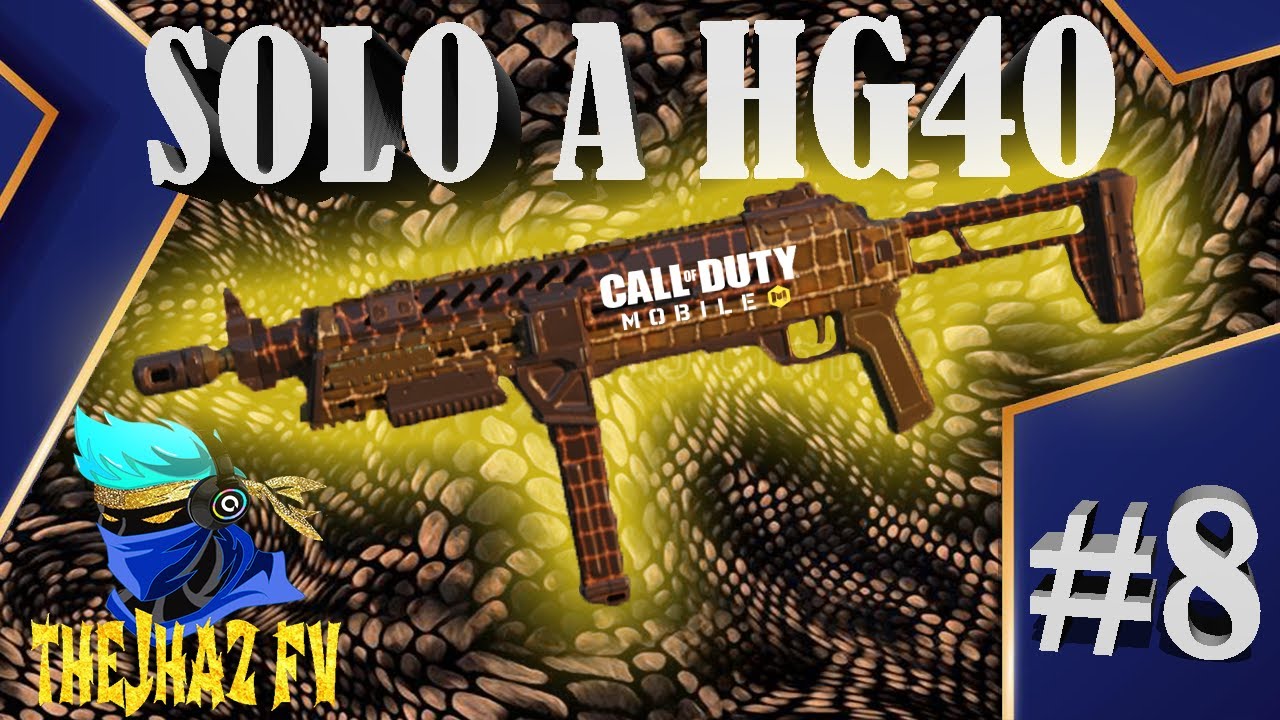 💀¡GANANDO SOLO con la HG40! 💀 ~ CALL OF DUTY MOBILE #8 - YouTube