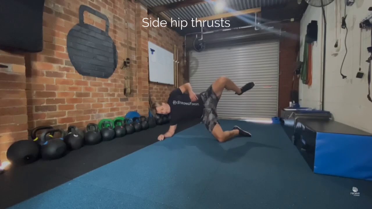 Side hip thrust - YouTube