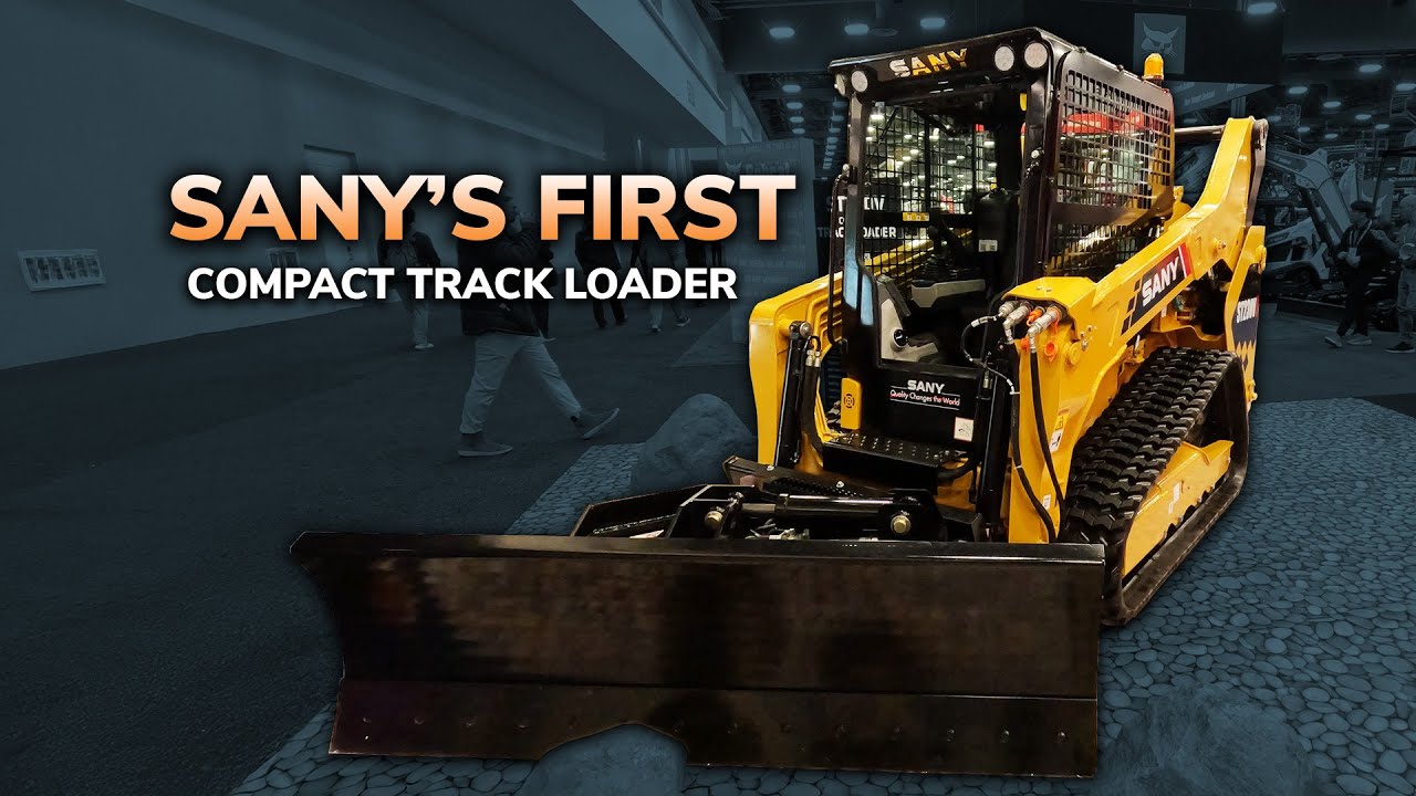 A Closer Look: The ST230V, Sany’s First Compact Track Loader - YouTube