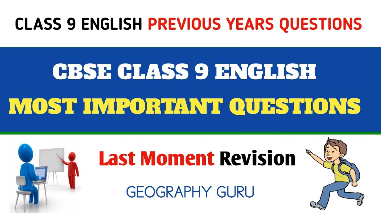 Class 9 English Most Important Questions 2023 #class9english # ...