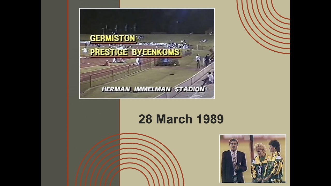 Germiston Prestige Meeting - Herman Immelman Stadium, Germiston on 28 ...
