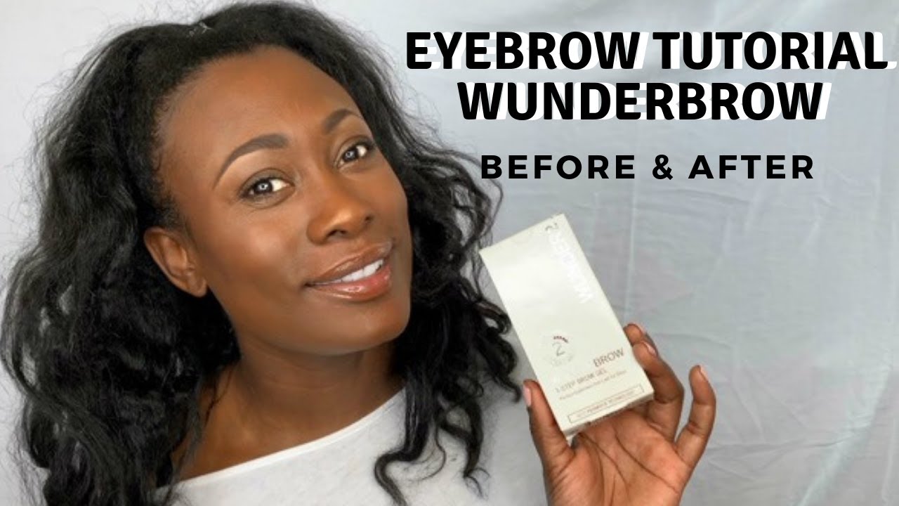 EYEBROW TUTORIAL - WUNDERBROW GEL - YouTube