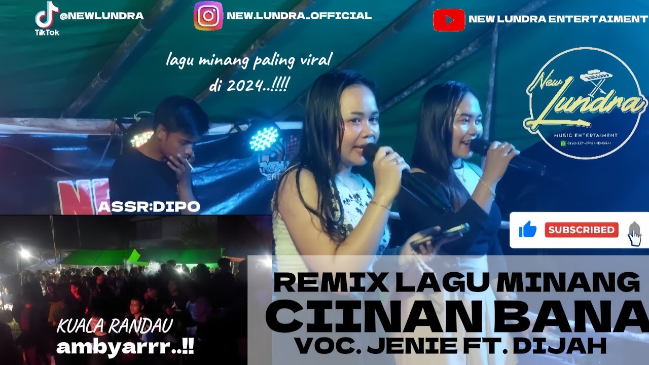 CIINAN BANA FAUZANA VERSI REMIX |ZONA GANJUR| NEW LUNDRA ENTERTAIMENT - YouTube