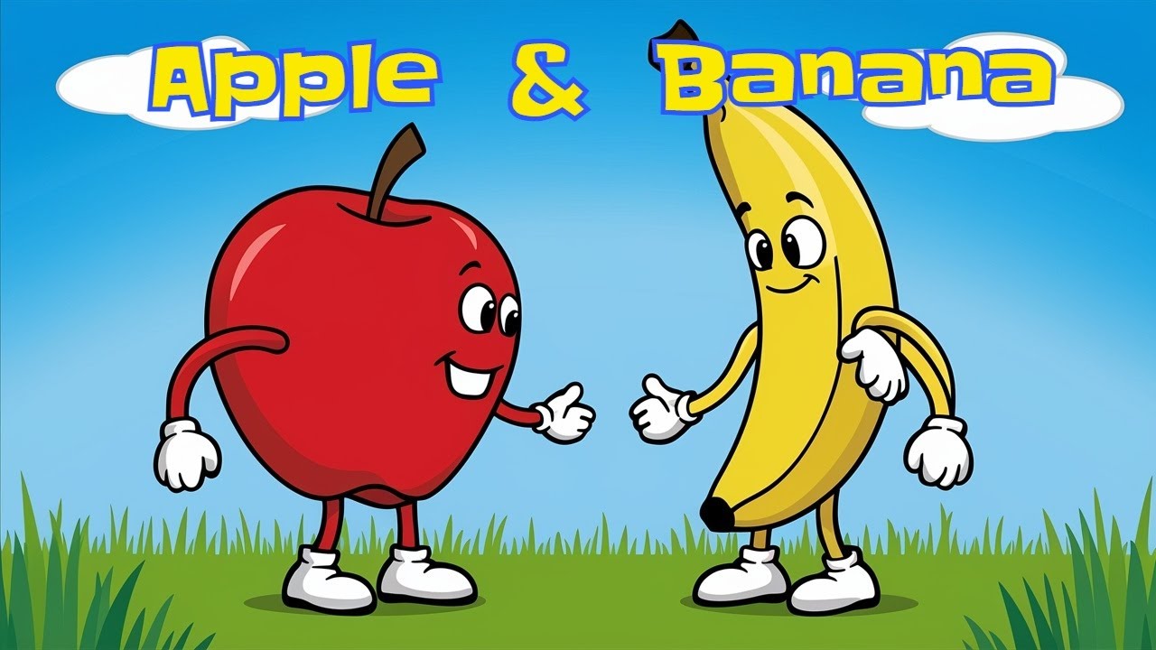 Apples and Bananas | Silly Song for Kids | Fun & Catchy Kids Song ...