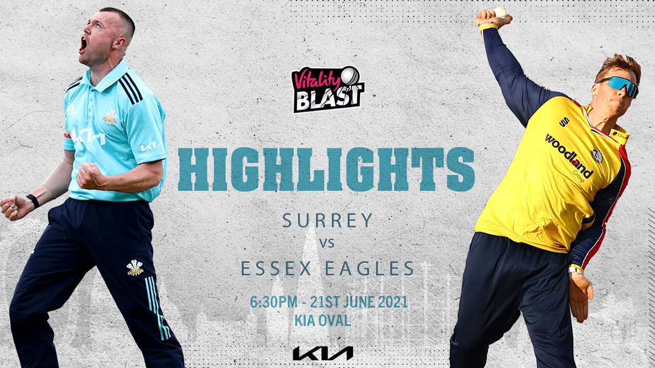Ben Geddes looks good on Surrey debut | Surrey v Essex - Vitality Blast ...