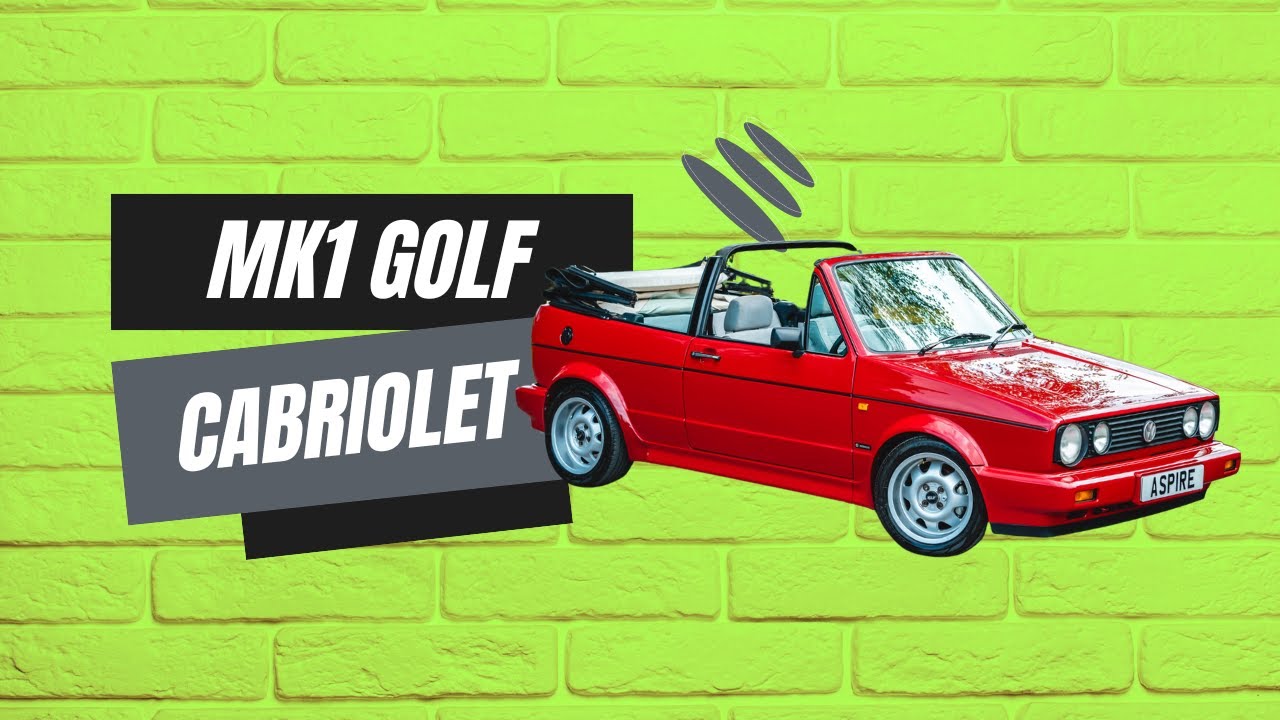 1991 VW GOLF MK1 CLIPPER CABRIOLET - YouTube