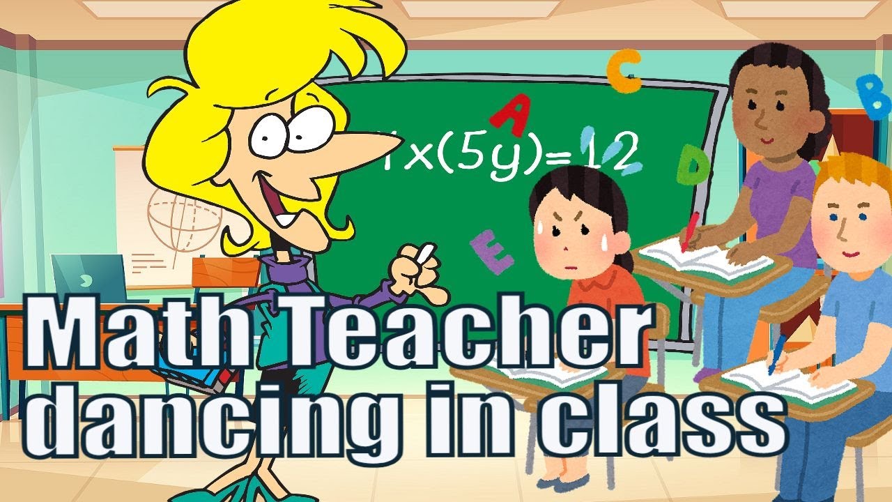 Anime Math Teacher dancing in class - YouTube