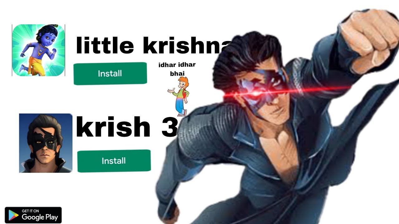 I found the best chomu Krrish 3 game in Play Store 😎😊 @CarryMinati ...