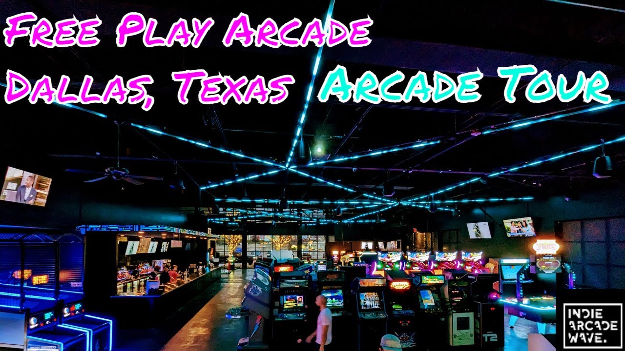 Free Play Arcade Tour in Dallas Texas - YouTube