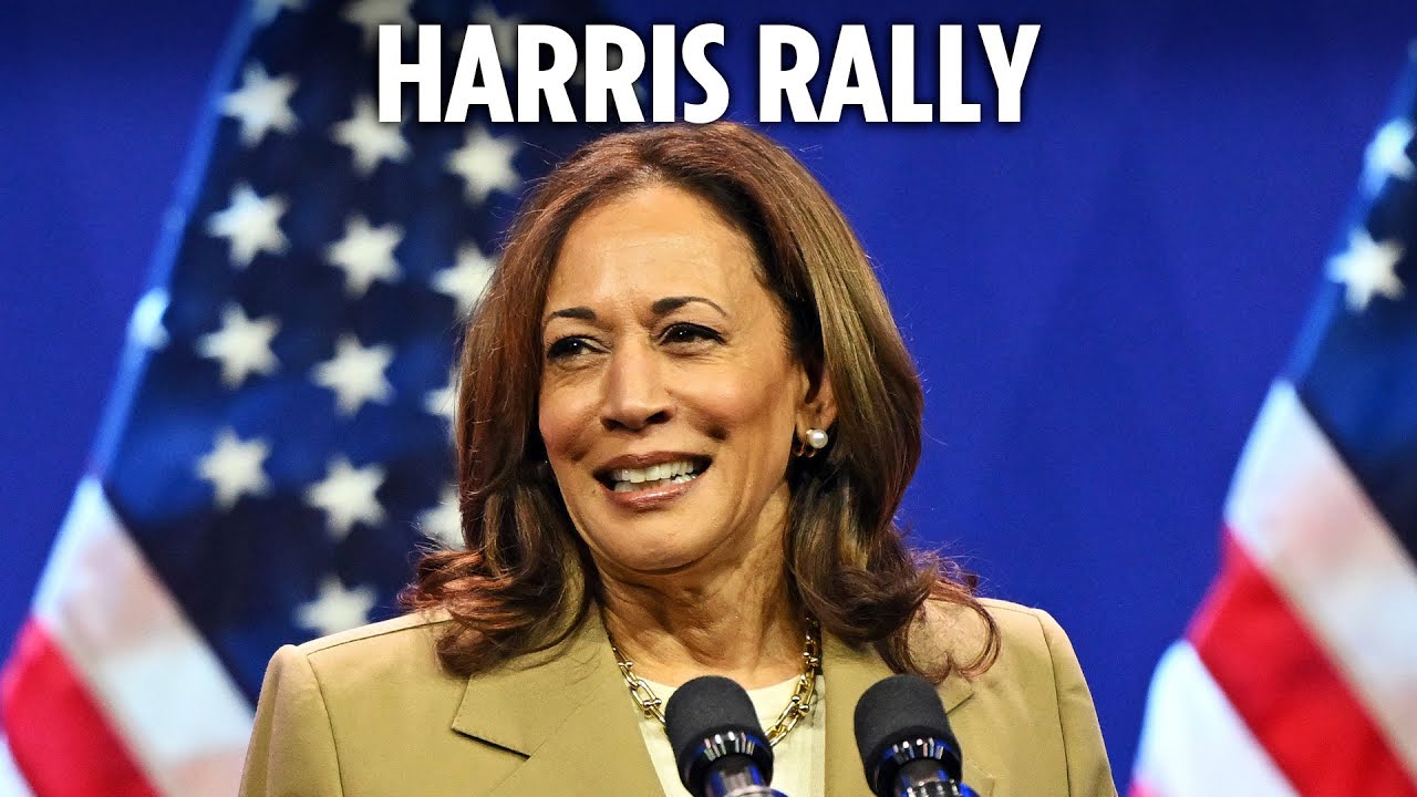 Kamala Harris campaigns at rally in Flint, Michigan - YouTube