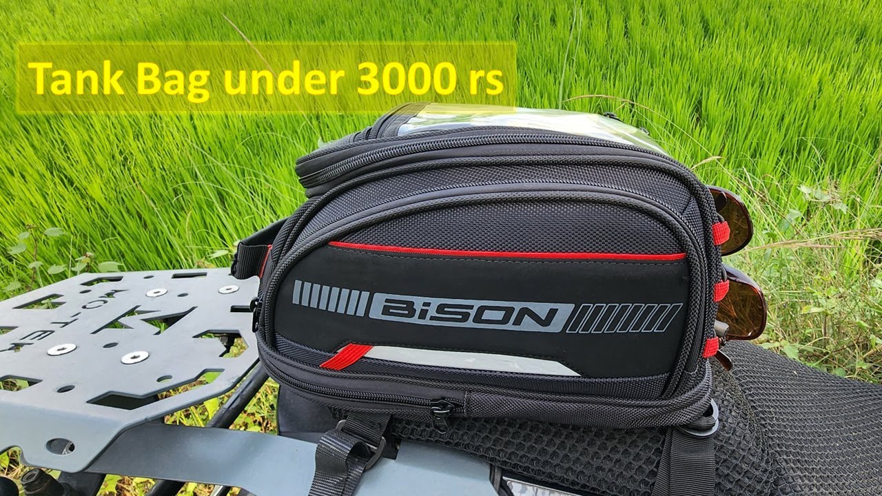 "Bison Pro Gear Tank Bag - Perfect Companion for Your Motorcycle ...