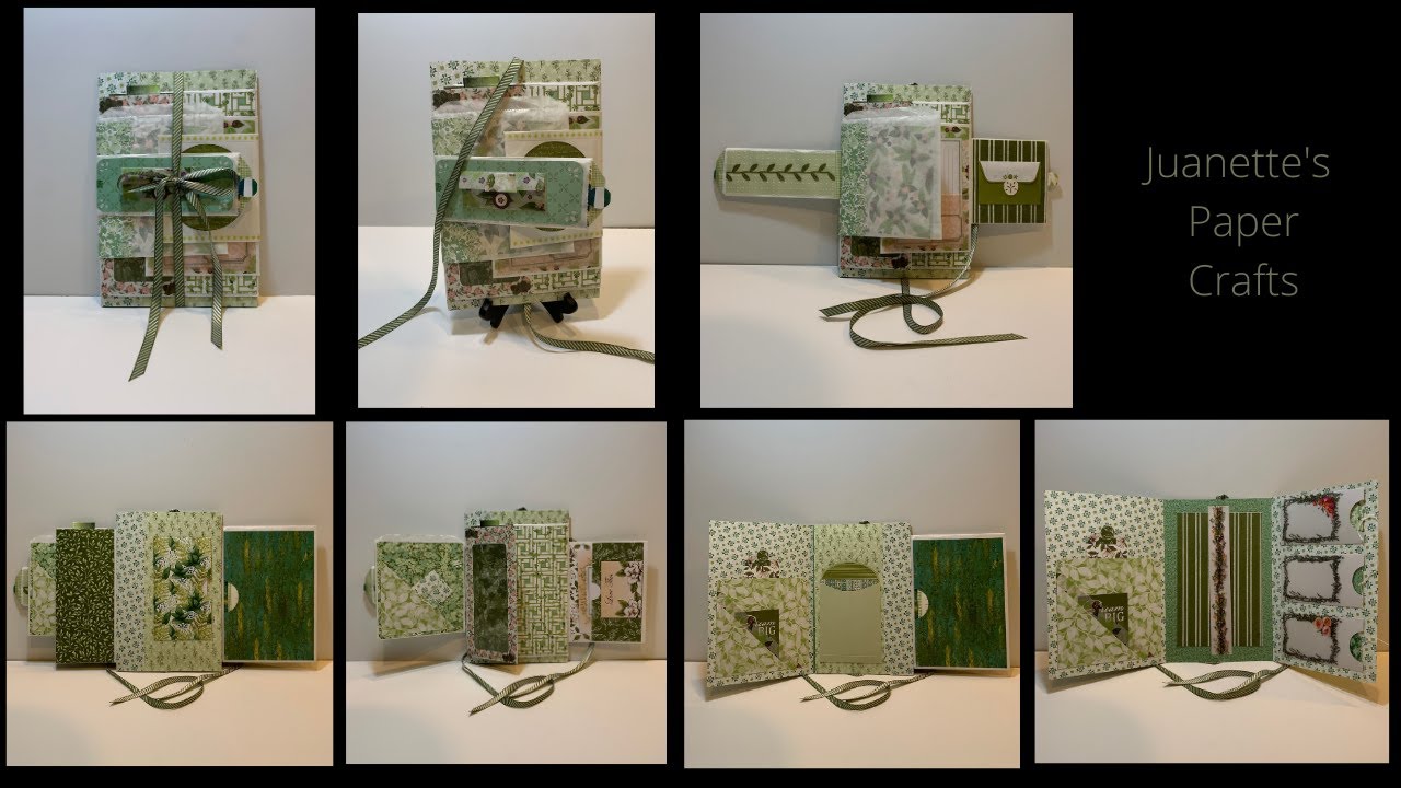 Designer Series Paper Letter Scrapbook or Photo Journal - YouTube