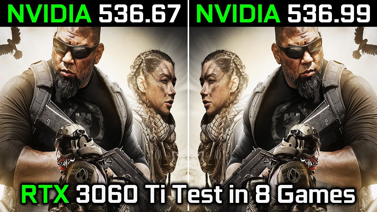 Nvidia Drivers (536.67 vs 536.99) RTX 3060 Ti Test in 8 Games 2023 ...