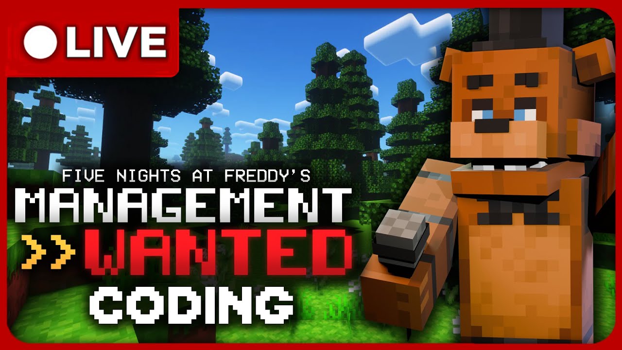 🔴CODING ANIMATRONICS - LIVE🔴| FNAF: Management Wanted!🐻 - YouTube
