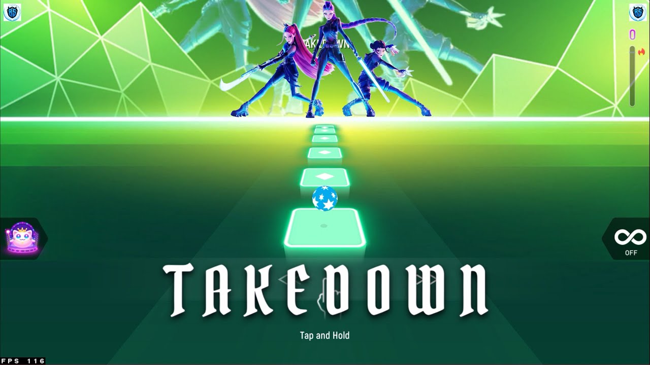 KPop Demon Hunters - Takedown : Music Rhythm Hop Widescreen - YouTube