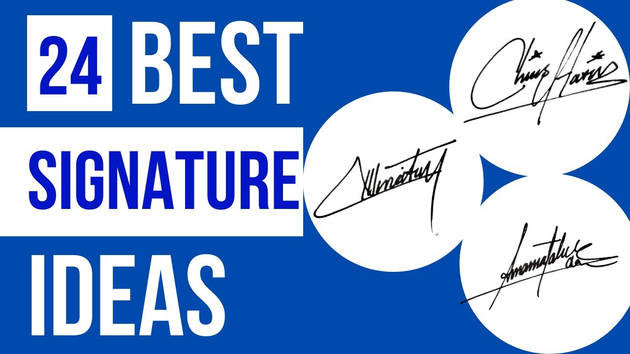 Unique Signature Ideas For My Name || How To Create A Signature ...