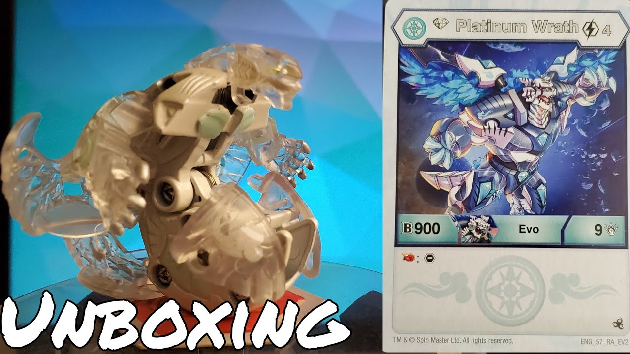 Bakugan Evolutions Diamond Haos Platinum Wrath Unboxing!! - YouTube