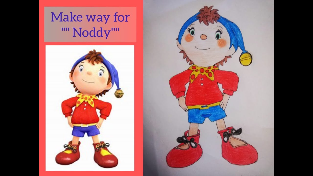 Noddy|Step by Step Drawing|DreamSketcherzz|#noddy#dreamsketcherzz - YouTube